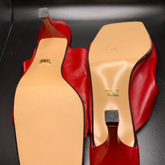 Zara | Shoes | Zara Red Heels | Poshmark